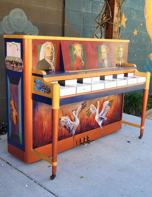 Painted Piano Project — Sayla Music Academy