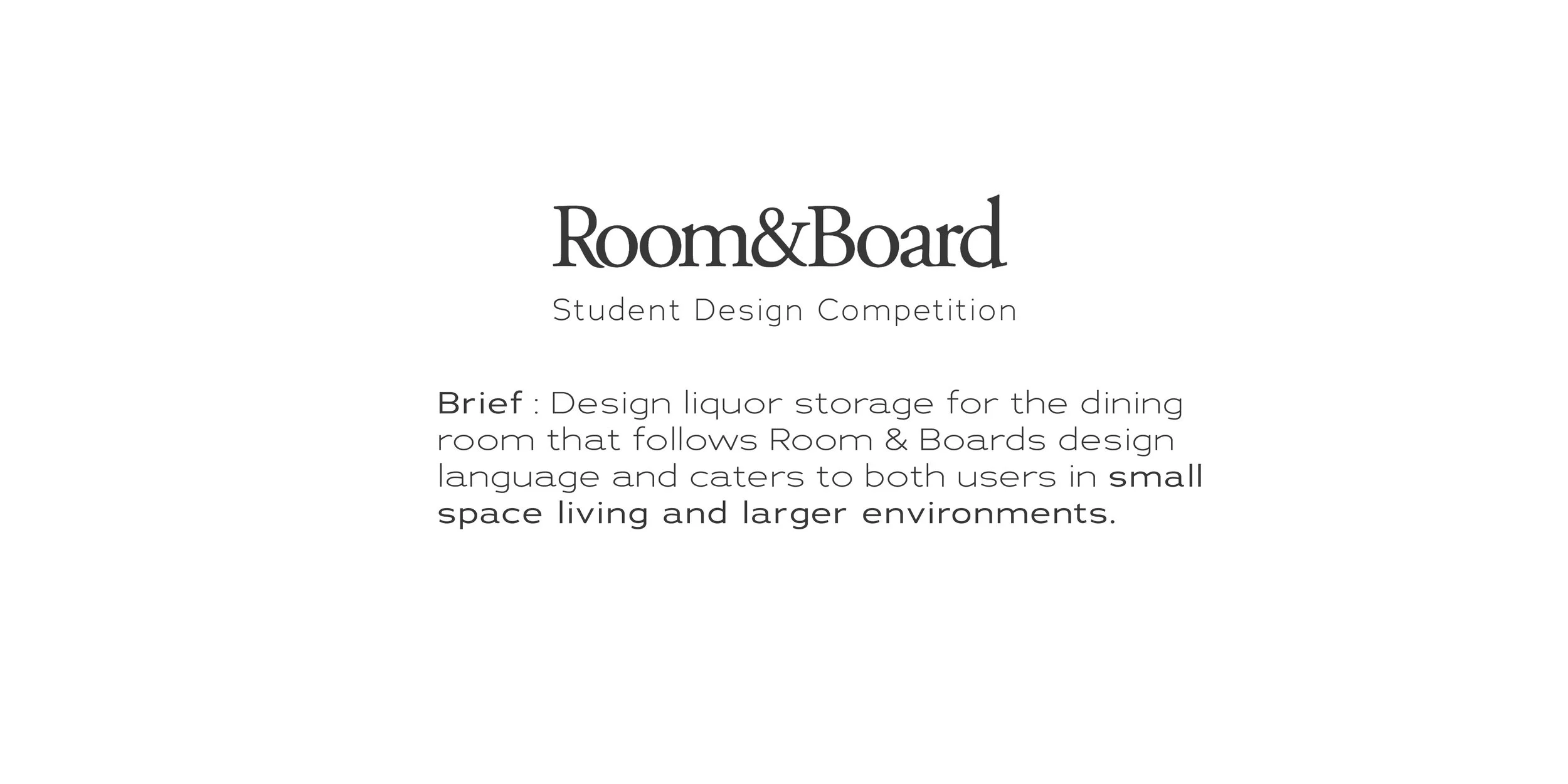 R & B Design Competition — APM DESIGN