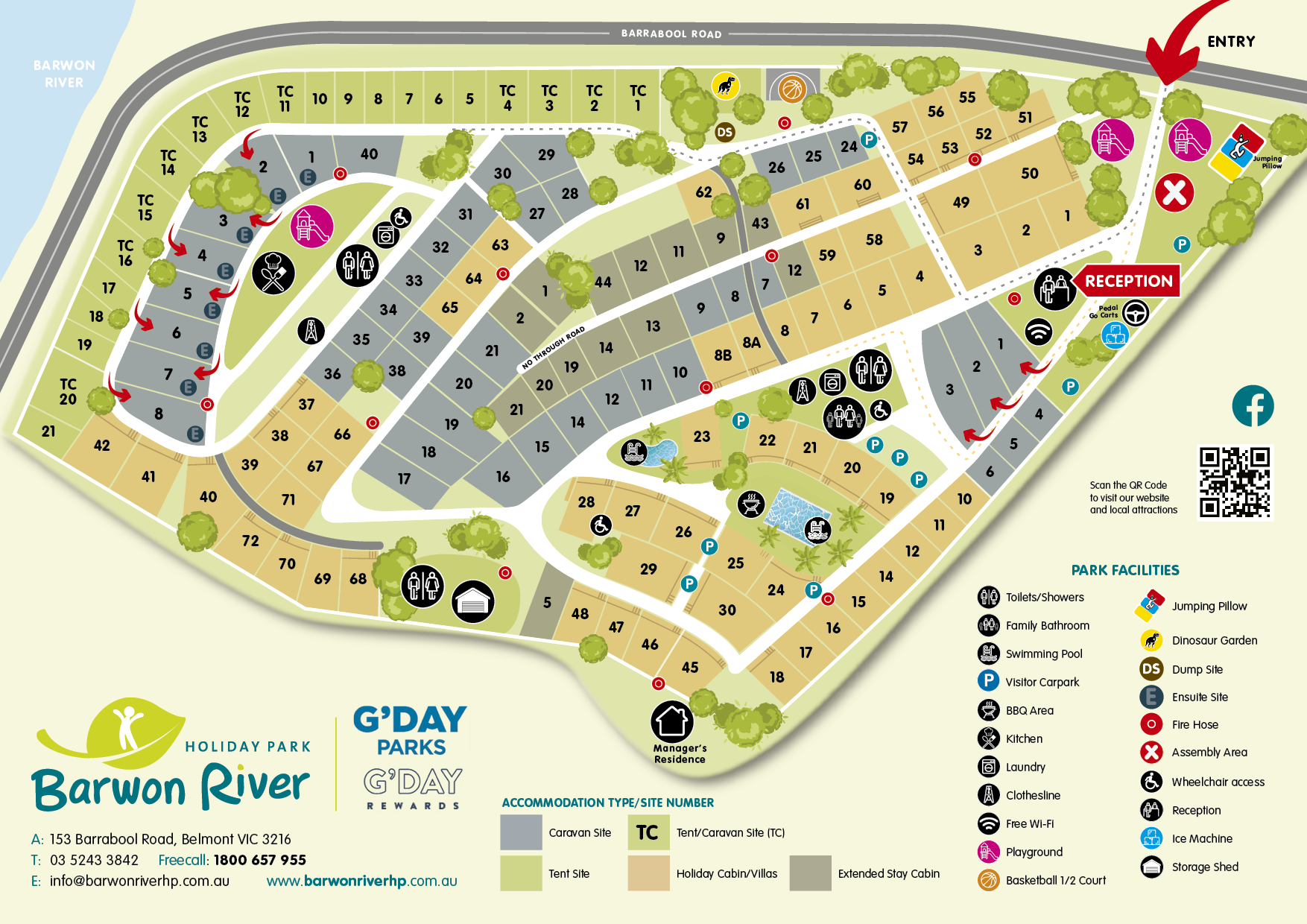 Brochures & Maps — Barwon River Holiday Park