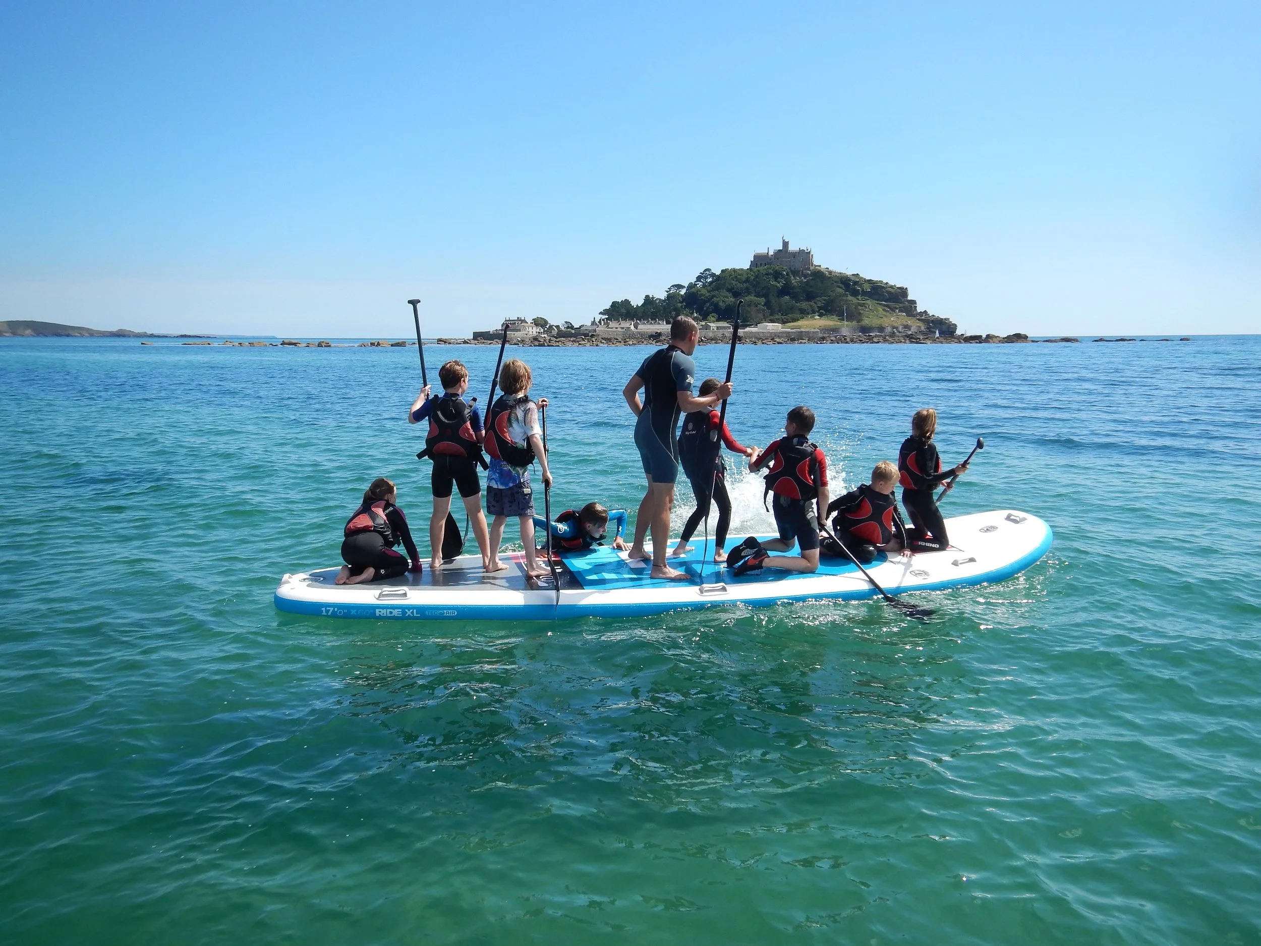 8 Person Mega SUP Stand Up Paddleboard rental — Ocean High