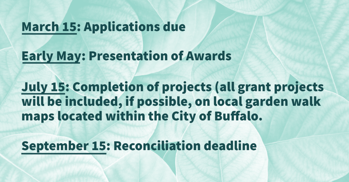 Lunenfeld Beautification Grants — Gardens Buffalo Niagara