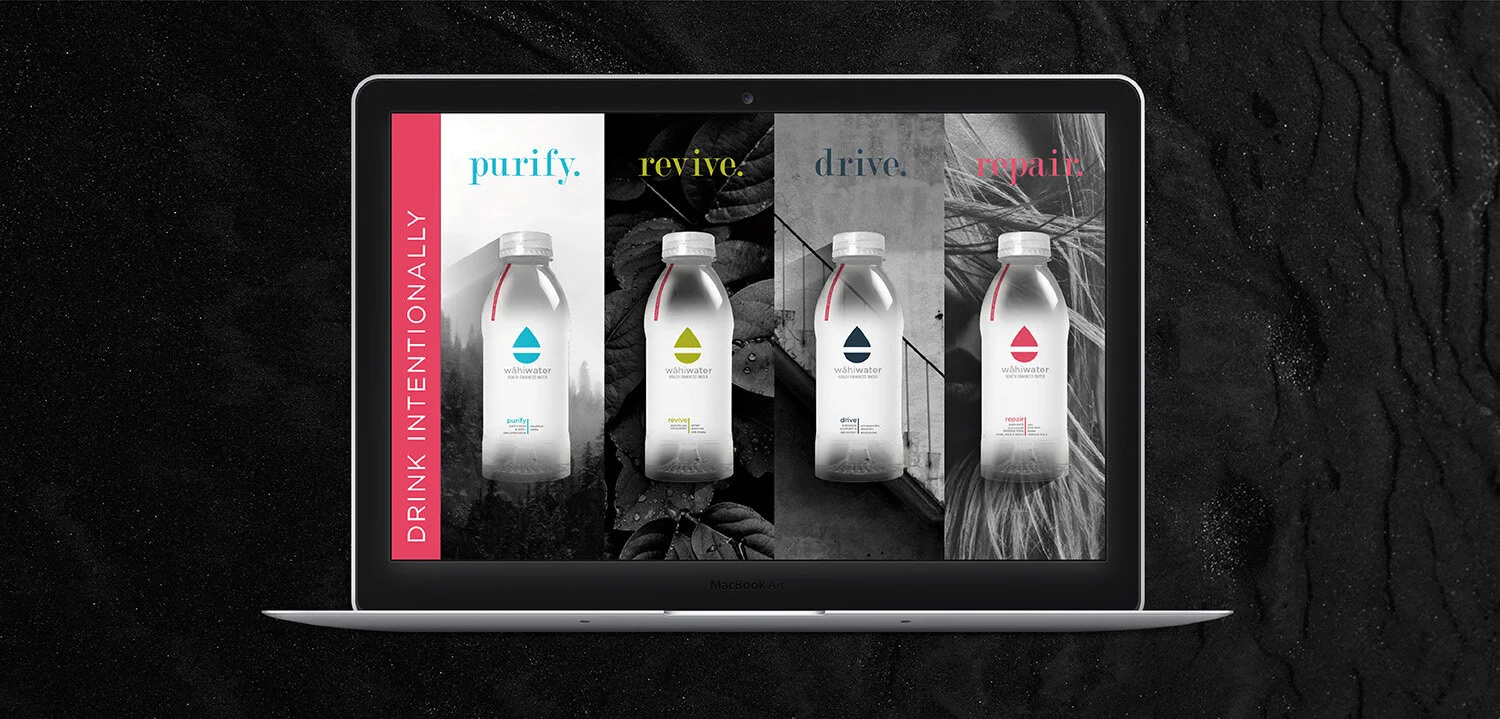 Wahi Water Branding & Package Design — ULTRA CREATIVE, INC.