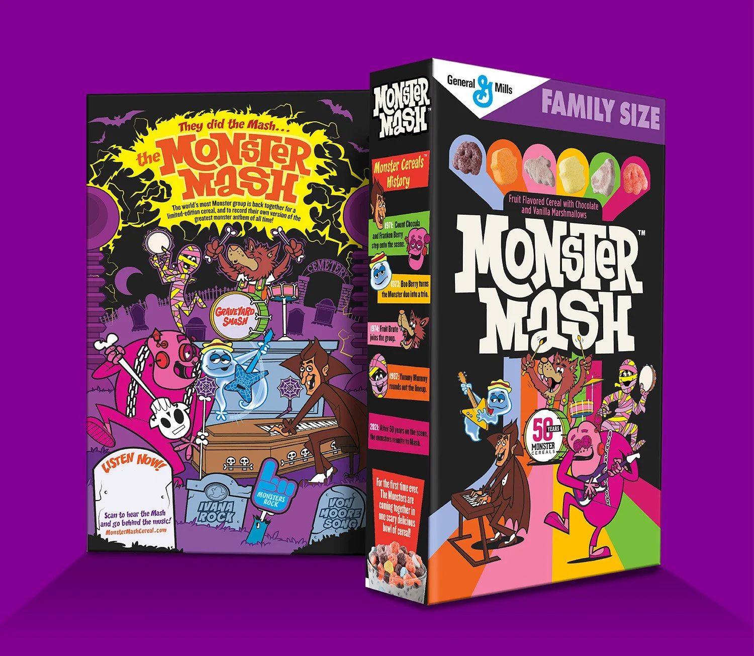 Monsters Cereal Monster Mash Package Design — ULTRA CREATIVE, INC.