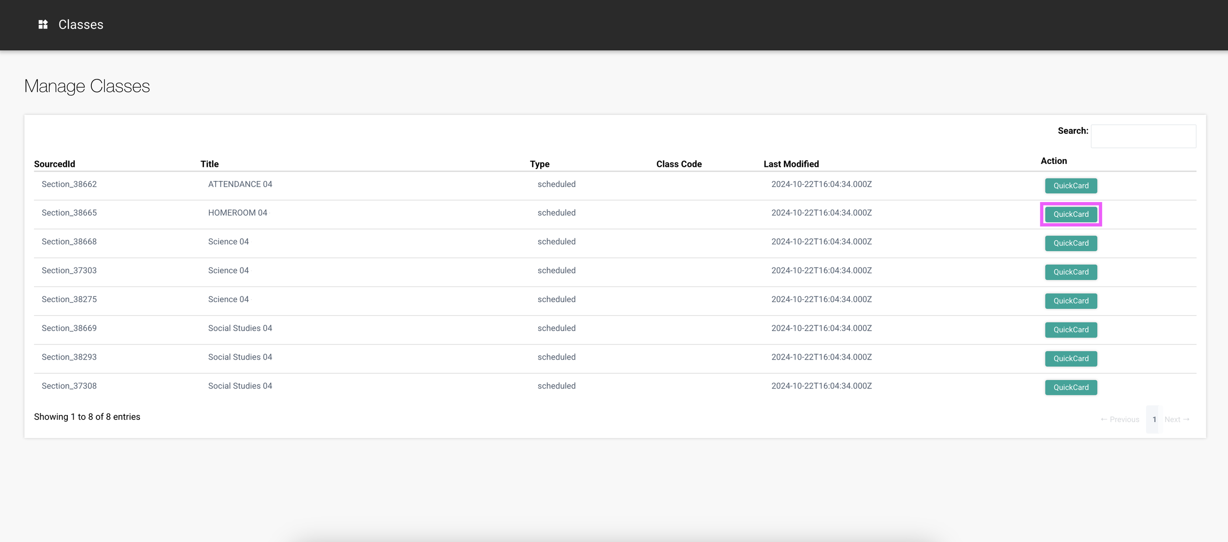 ClassLink Quick Card Creation — AISDIT