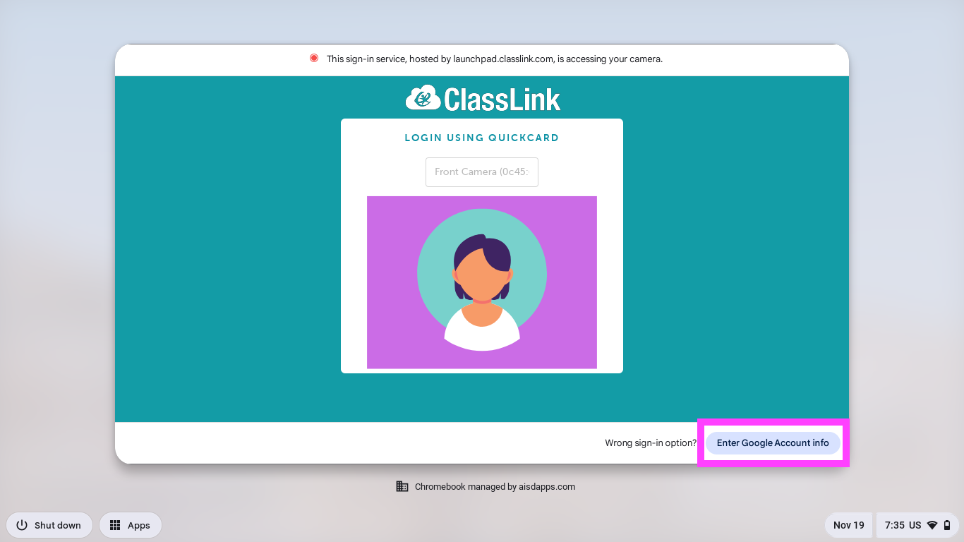ClassLink Quick Card Creation — AISDIT