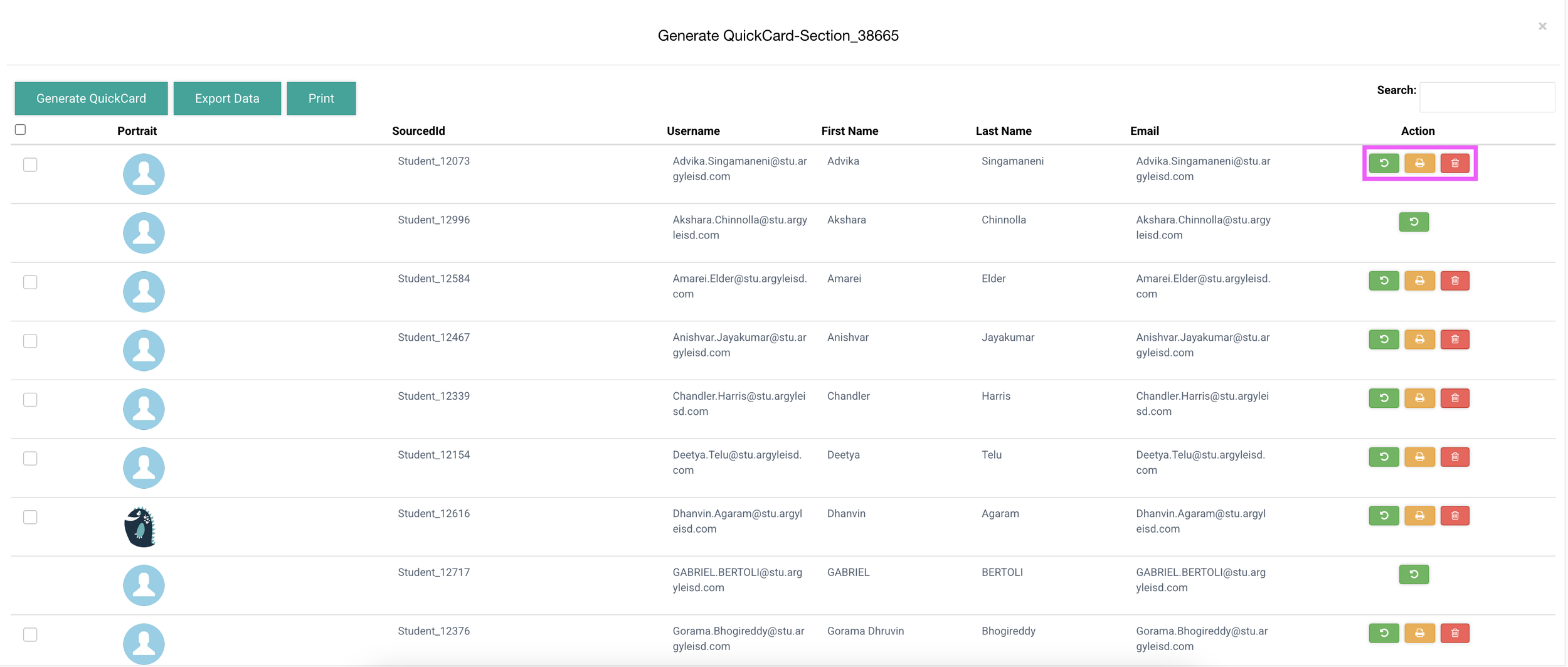 ClassLink Quick Card Creation — AISDIT