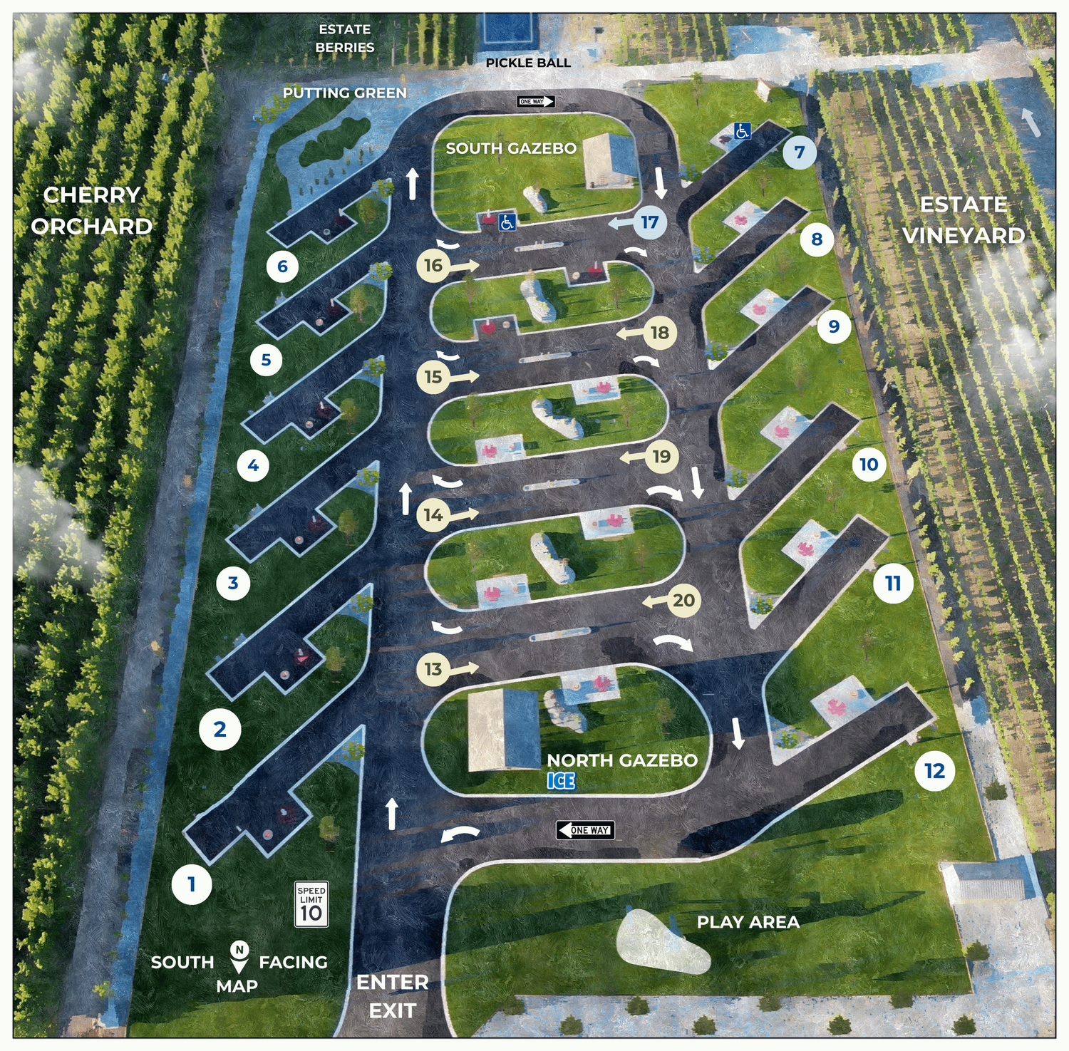 Brewster, WA RV Park | Lone Point Cellars | Upscale RV Park Camping