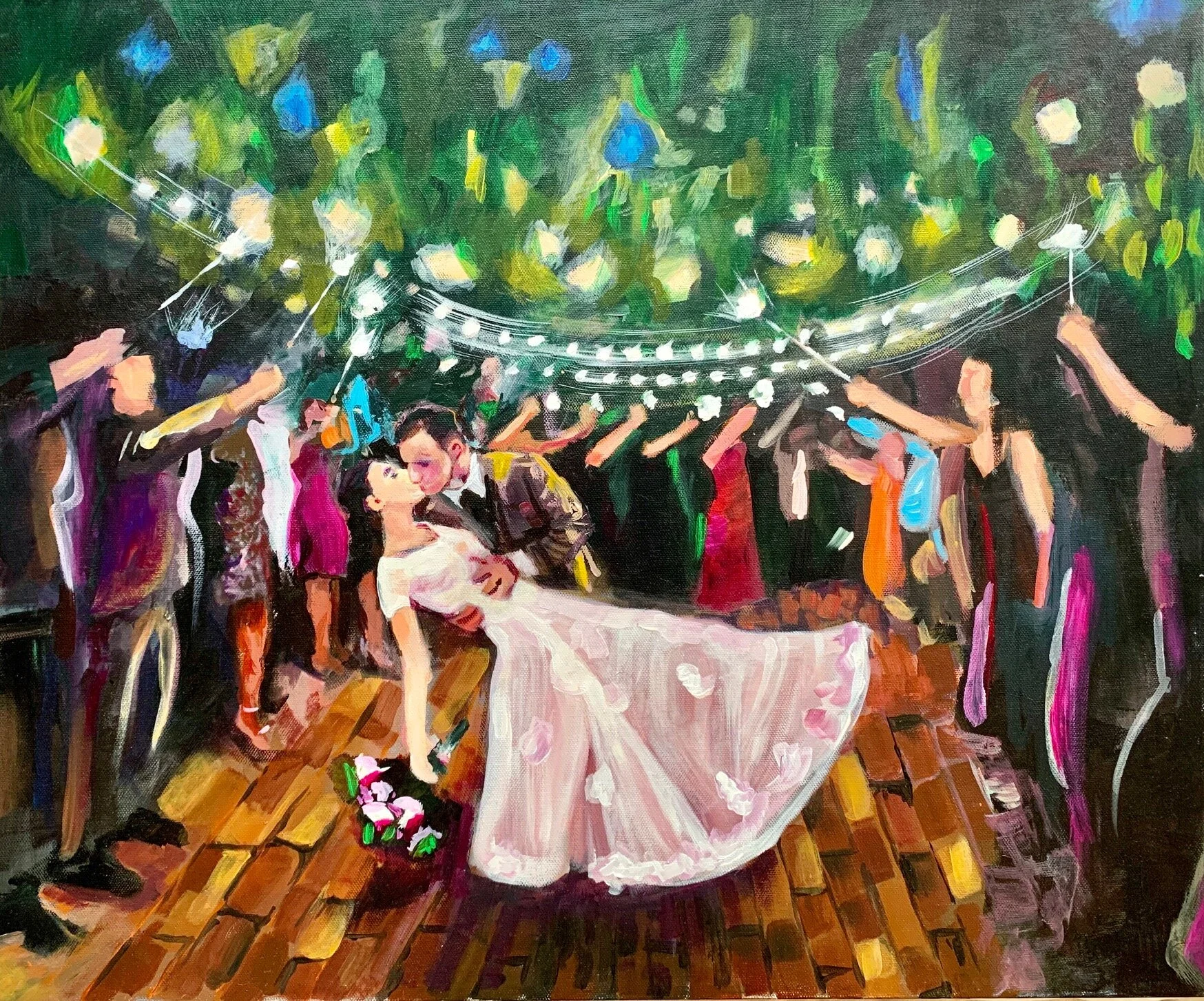 Live Wedding & Event Painting in Europe! | We Live Paint Your Special ...