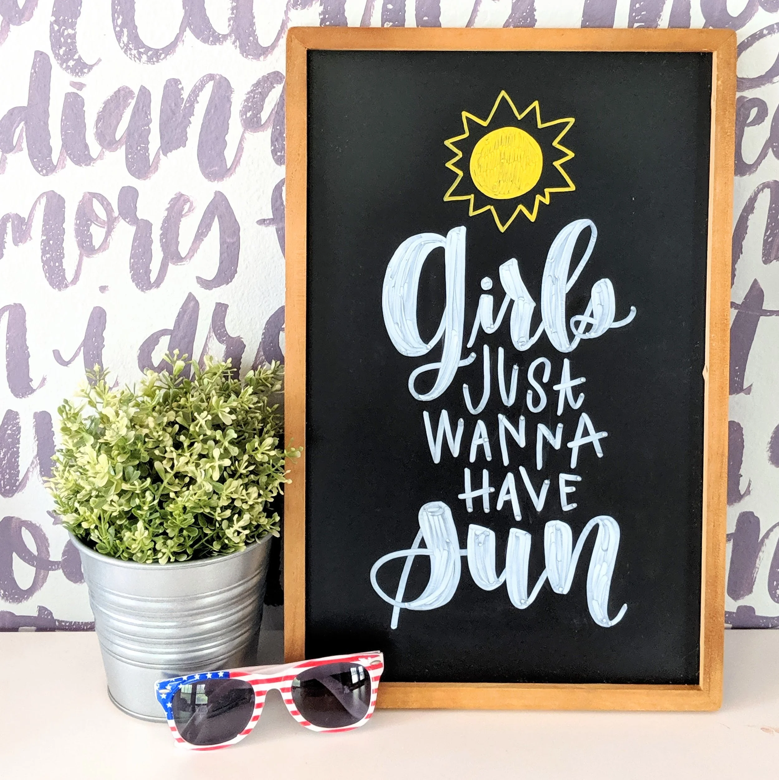 Chalkboard Art Ideas Summer