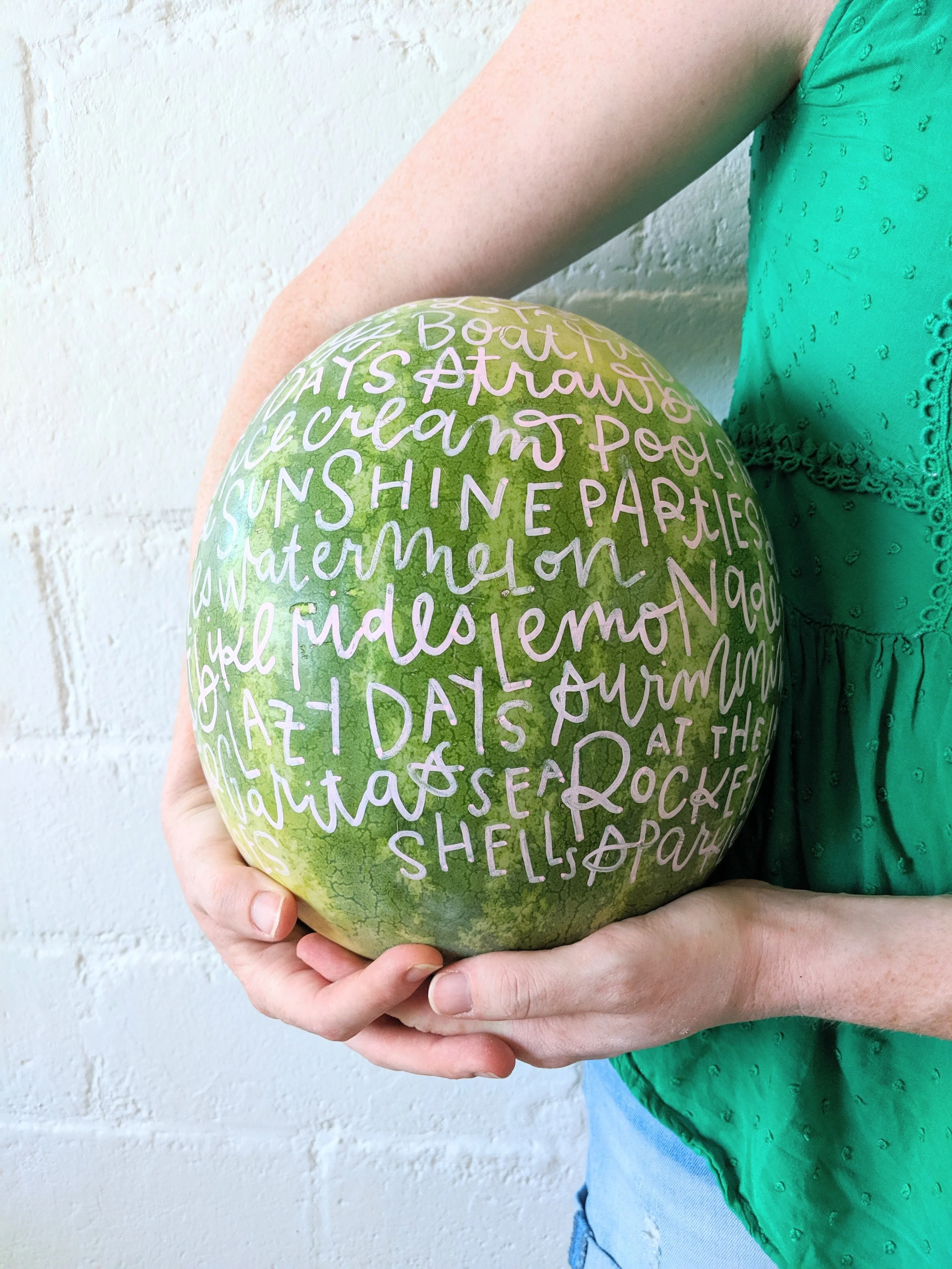 I Could Write On That: Watermelon Edition — Hoopla! Letters