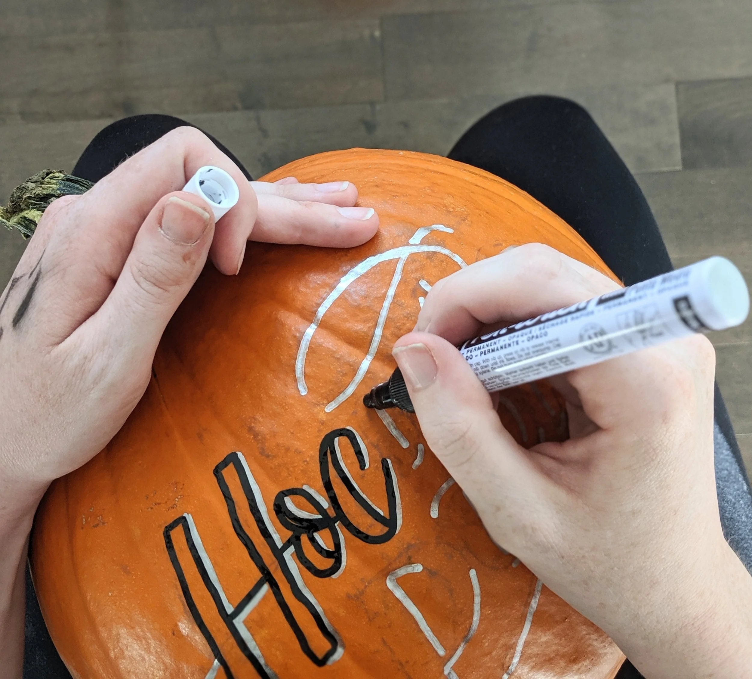 #Throwback: How to Create a Calligraphy Pumpkin — Hoopla! Letters