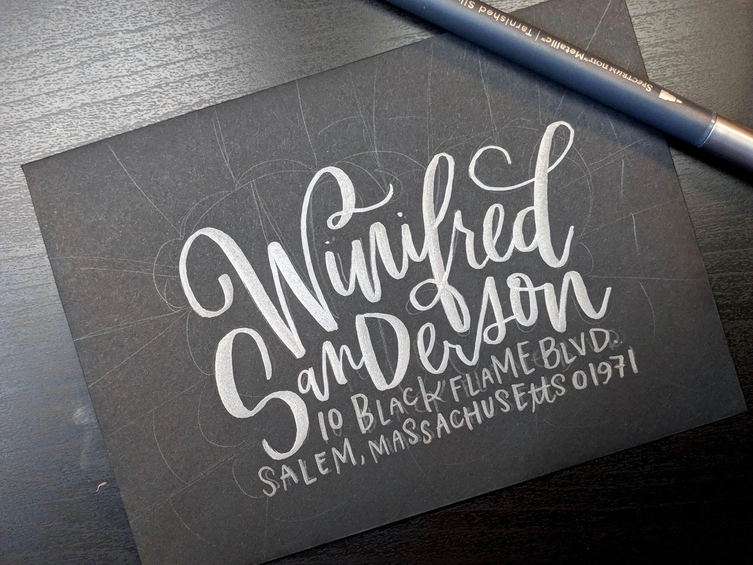 DIY Spooky Mail Art Envelopes for Halloween — Hoopla! Letters