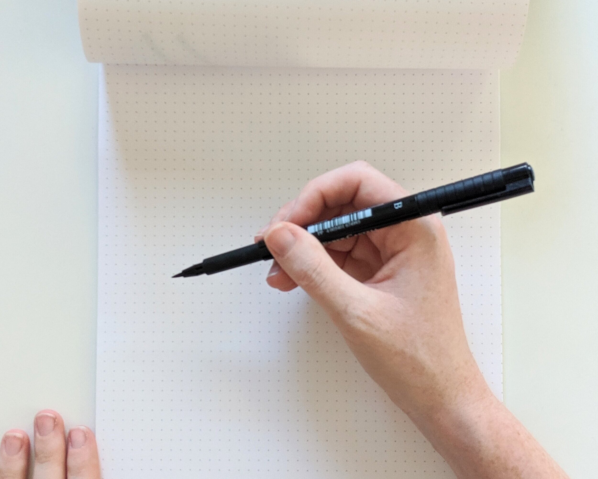 Brush Calligraphy: How Much Should I Tilt My Paper? — Hoopla! Letters