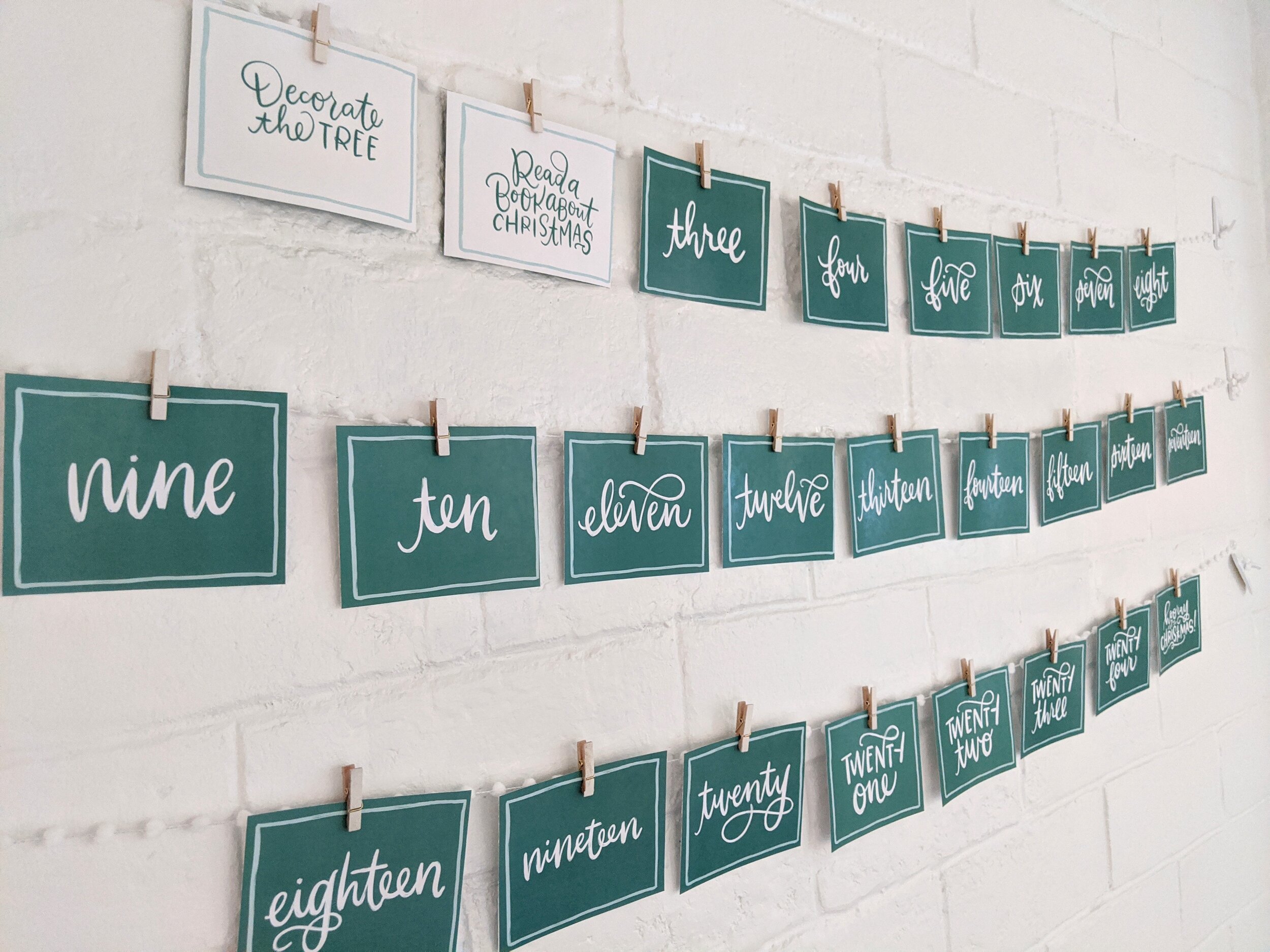 DIY Christmas Countdown Calendar (Plus a Not-So-DIY Download) — Hoopla ...