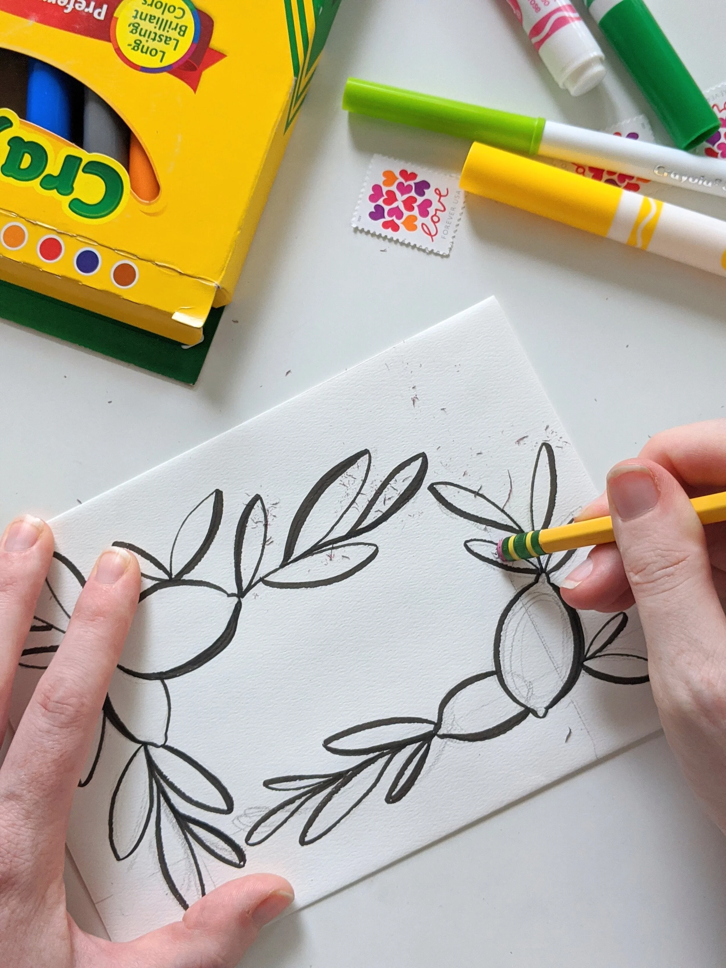 Send Some Sunshine! 3 Spring Mail Art Tutorials — Hoopla! Letters