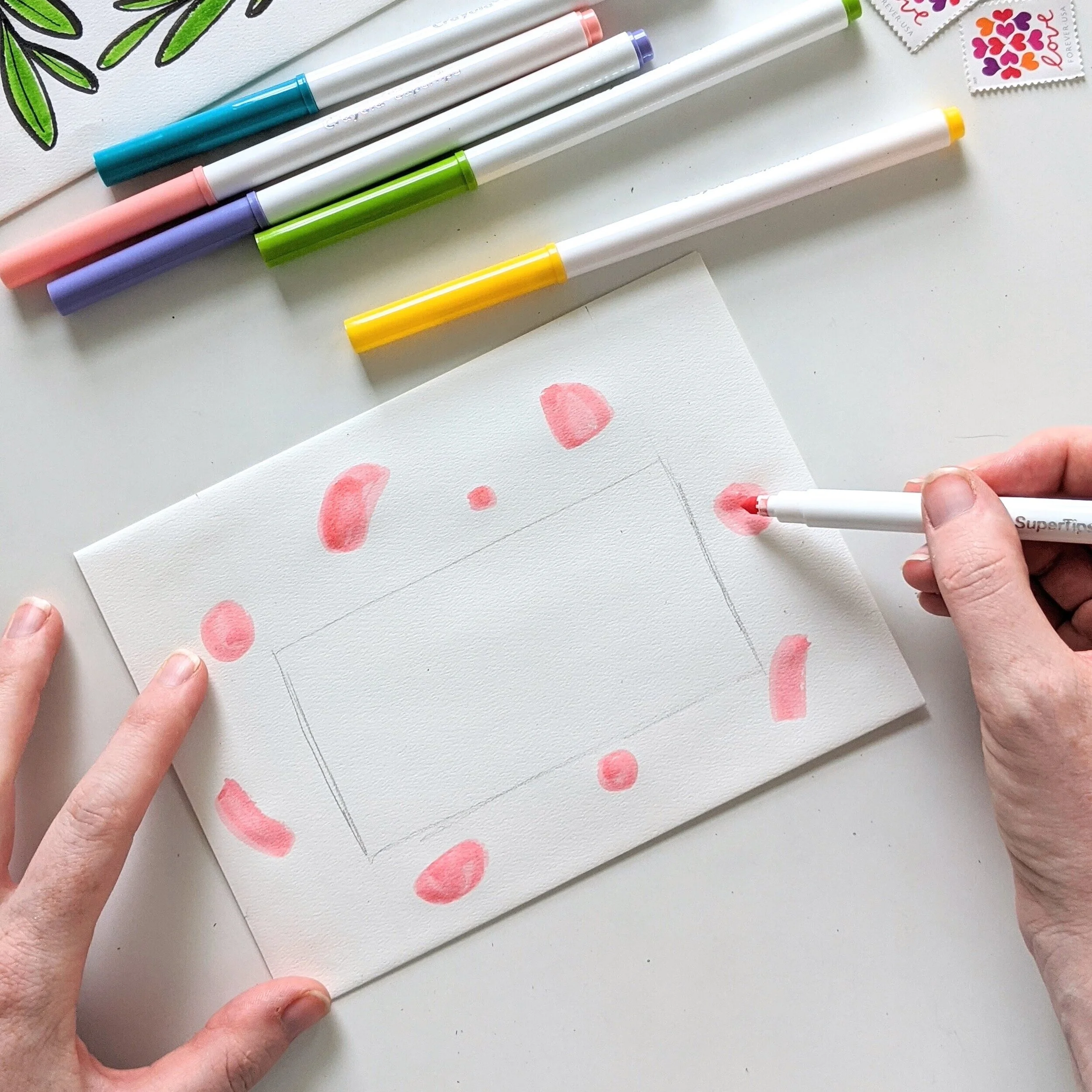 Send Some Sunshine! 3 Spring Mail Art Tutorials — Hoopla! Letters