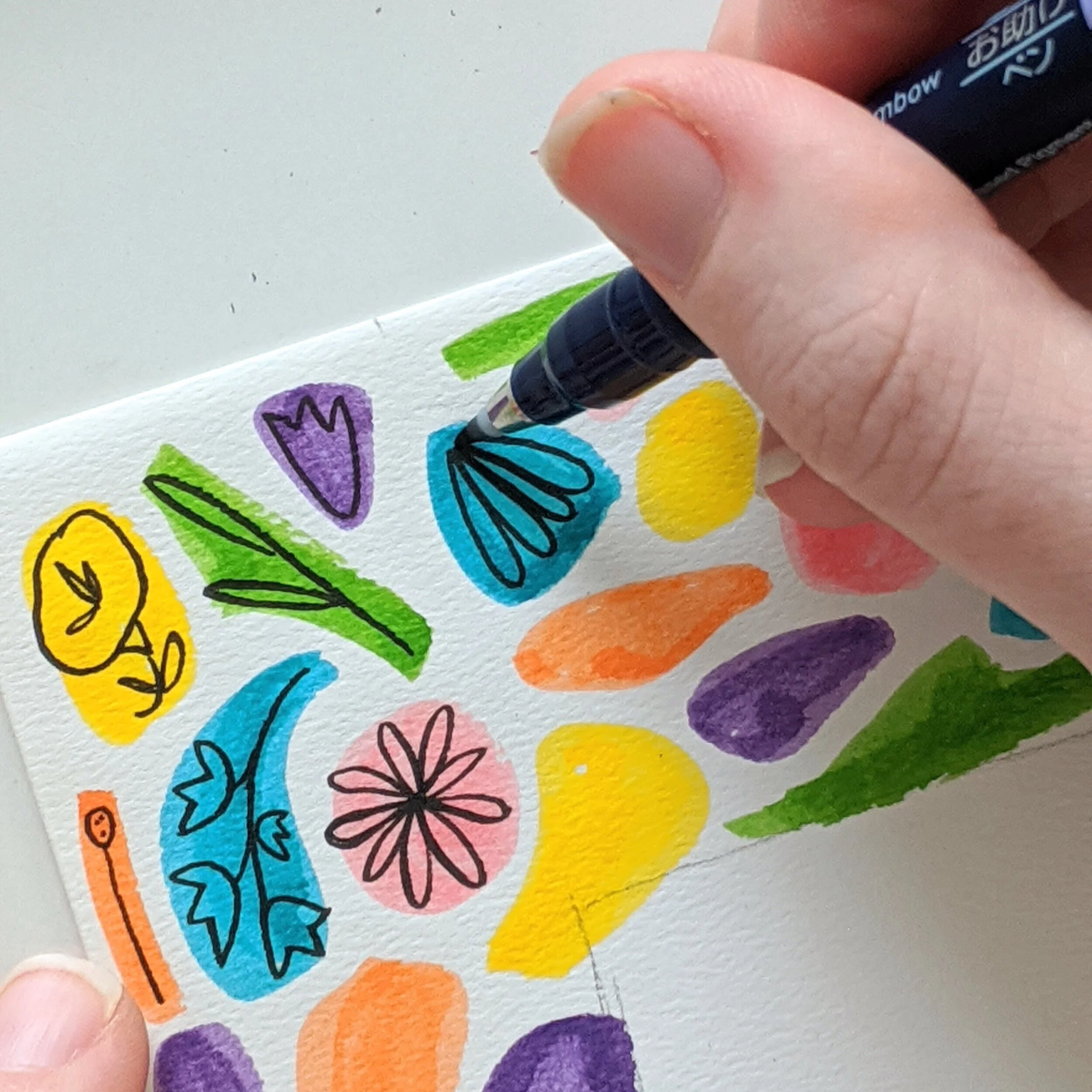 Send Some Sunshine! 3 Spring Mail Art Tutorials — Hoopla! Letters