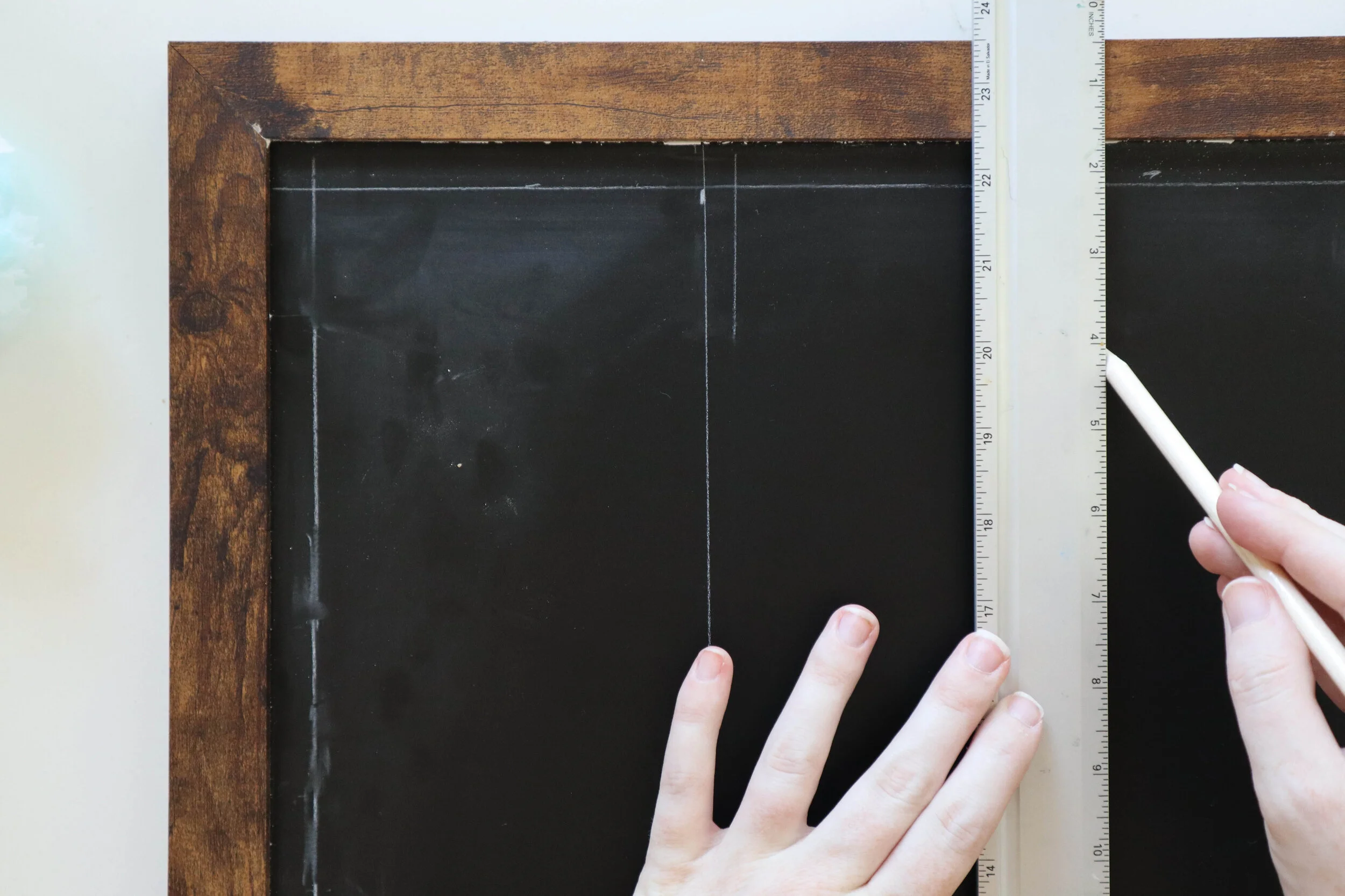 TUTORIAL: Family Command Center Chalkboard | DIY Chalkboard Calendar ...