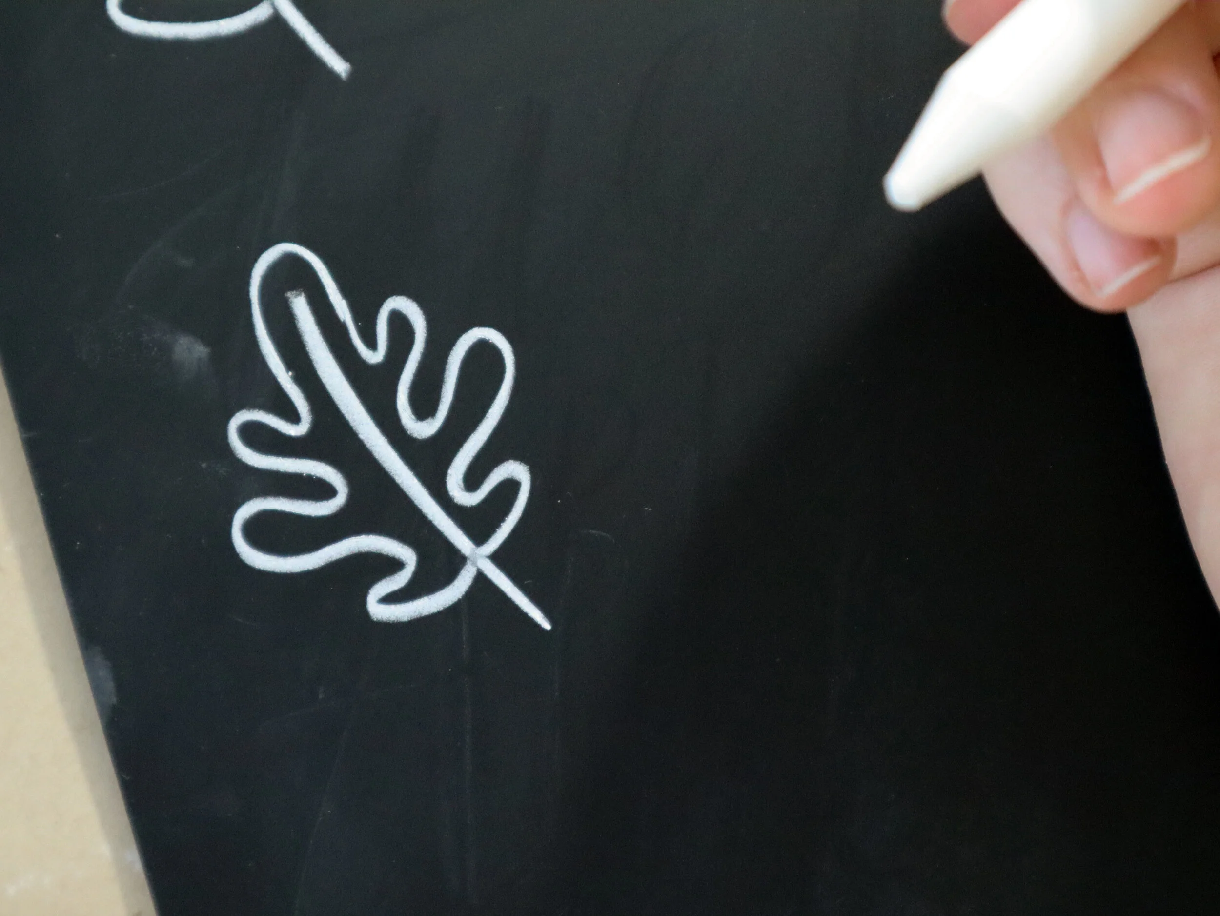 TUTORIAL: Thanksgiving Doodle Wreath Chalkboard — Hoopla! Letters