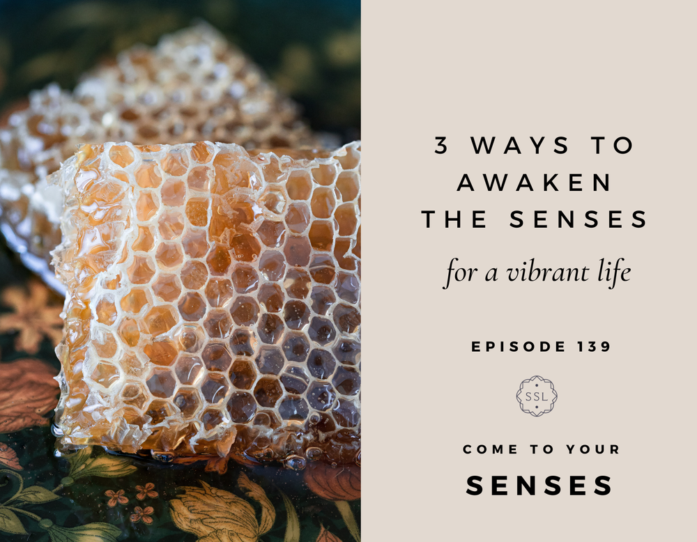 Episode 139 - 3 Ways To Awaken The Senses For A Vibrant Life — MARY LOFGREN