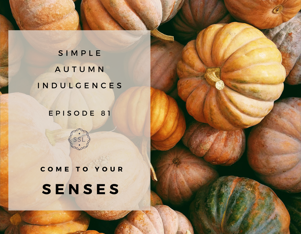 Episode 81 - Simple Autumn Indulgences — MARY LOFGREN