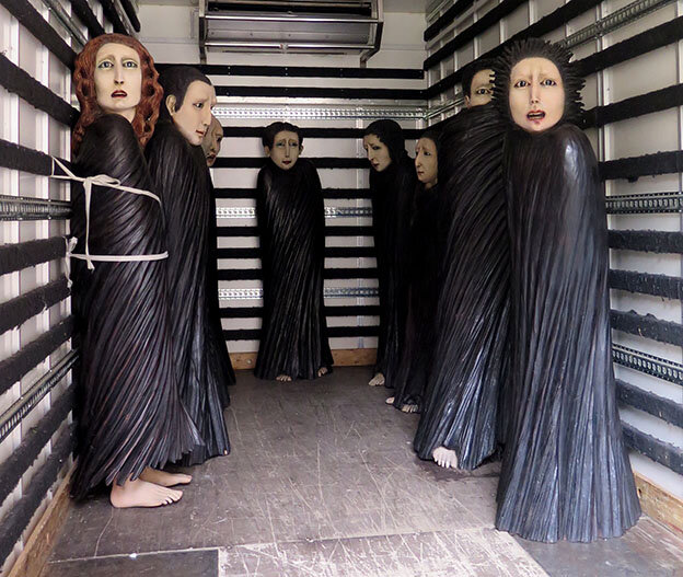 Final dismounting of the Ana Maria Pacheco sculpture exhibitions — ncas