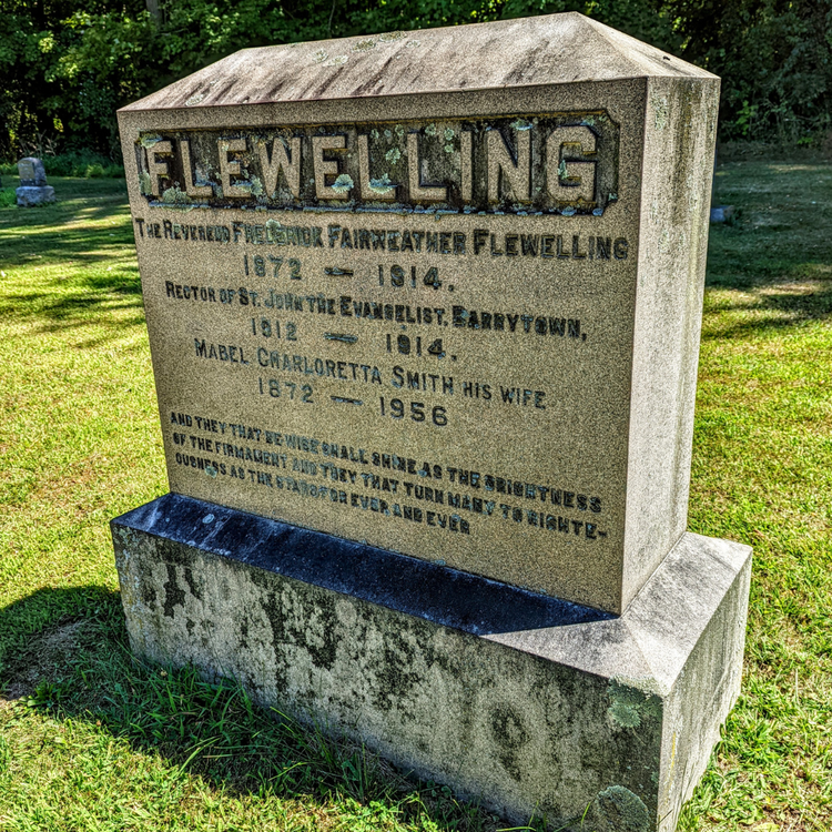 Cemetery Crawl - Frederick Fairweather Flewelling — Historic Red Hook