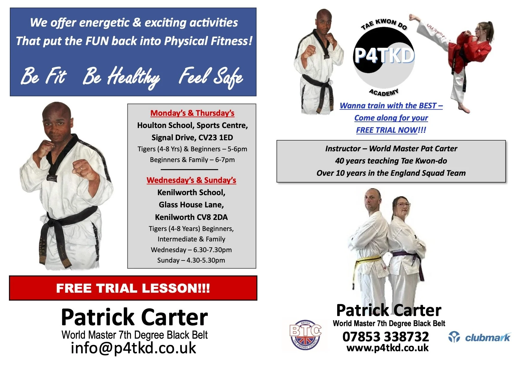 Martial Arts Training Classes | Martial Arts Instructor | P4TKD