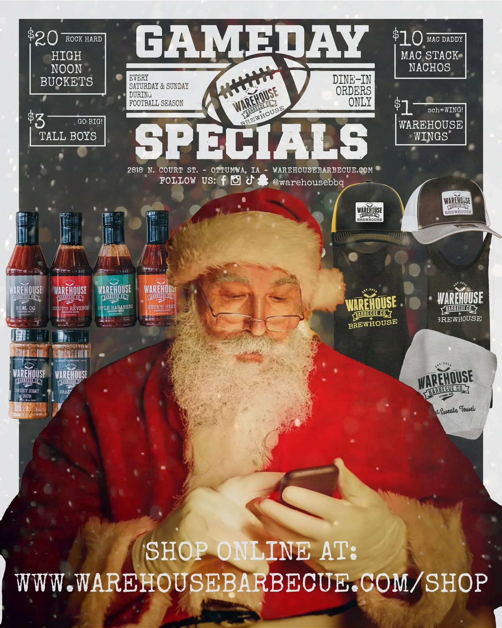 Menu — Warehouse Barbecue Co.