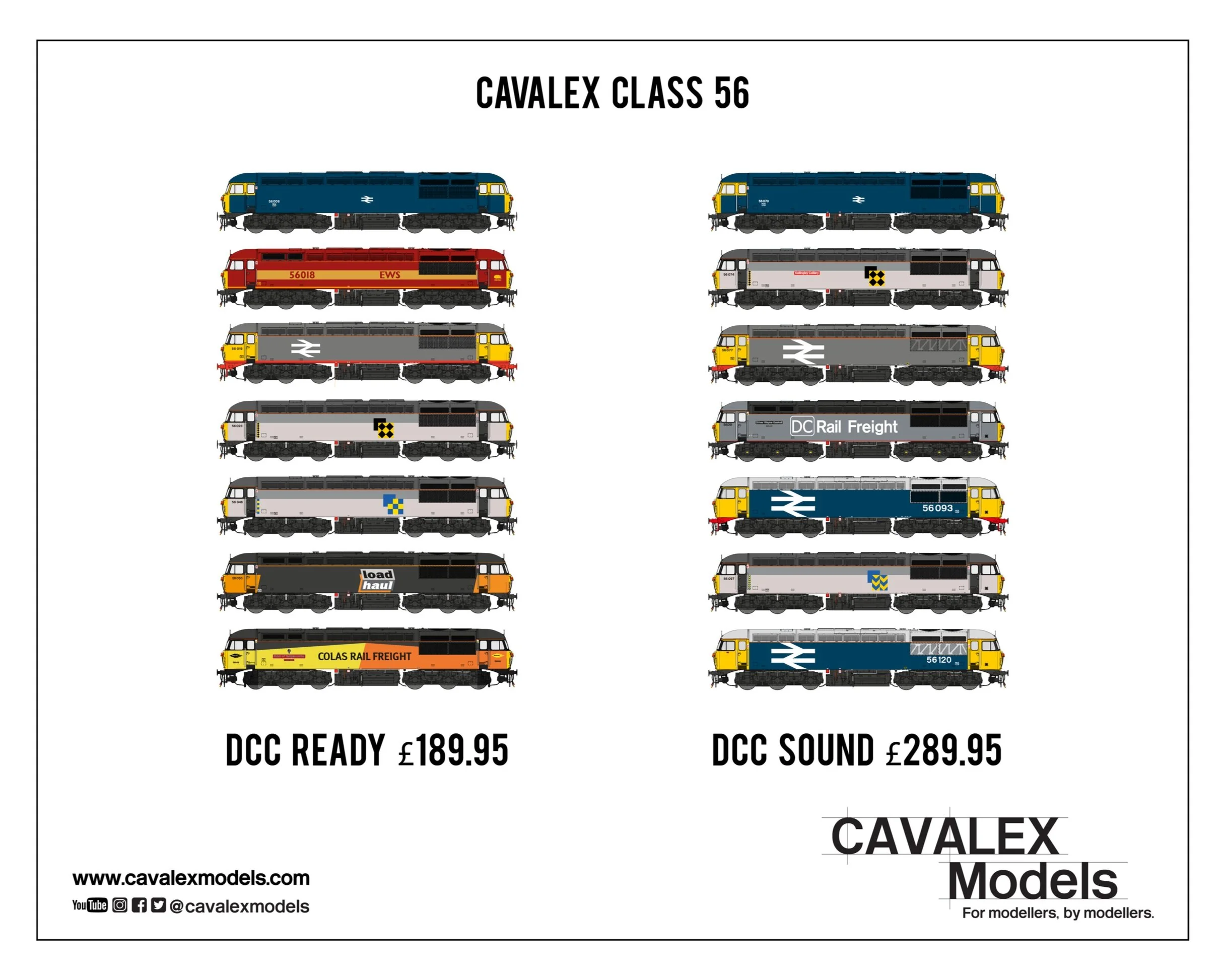 Class 56 update - DCC Sound price — Cavalex Models