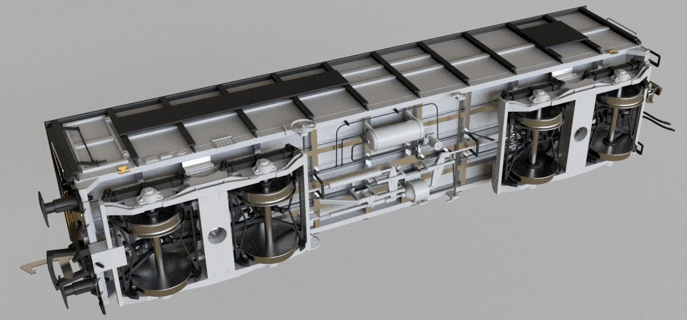 PHY/JYA BOGIE AGGREGATE OPEN BOX WAGON — Cavalex Models
