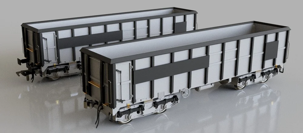 PHY/JYA BOGIE AGGREGATE OPEN BOX WAGON — Cavalex Models
