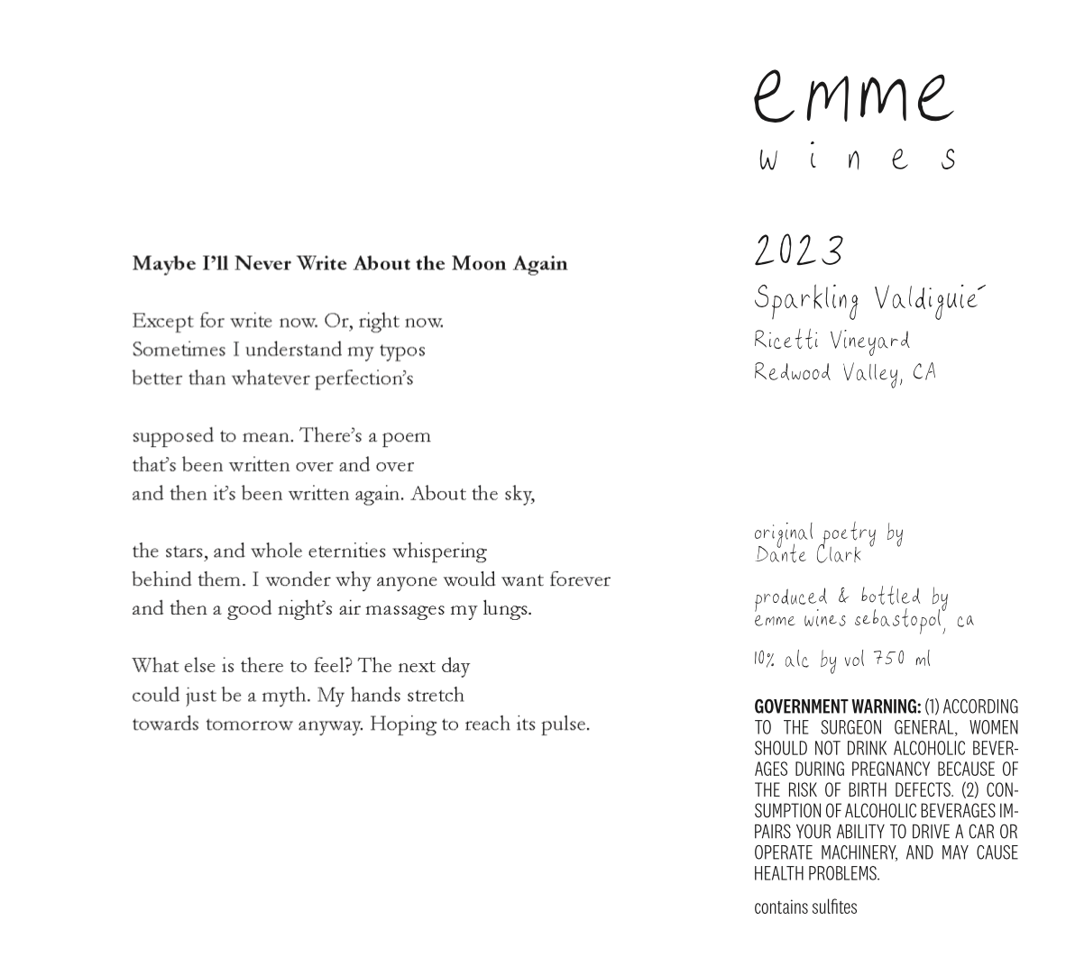 Wines — Emme Wines