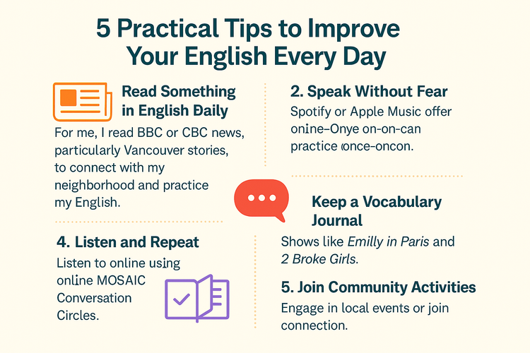 5 Practical Tips to Improve Your English Every Day — MOSAIC engage