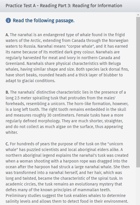 CELPIP Tips: Reading Part 3 – Reading for Information — MOSAIC engage