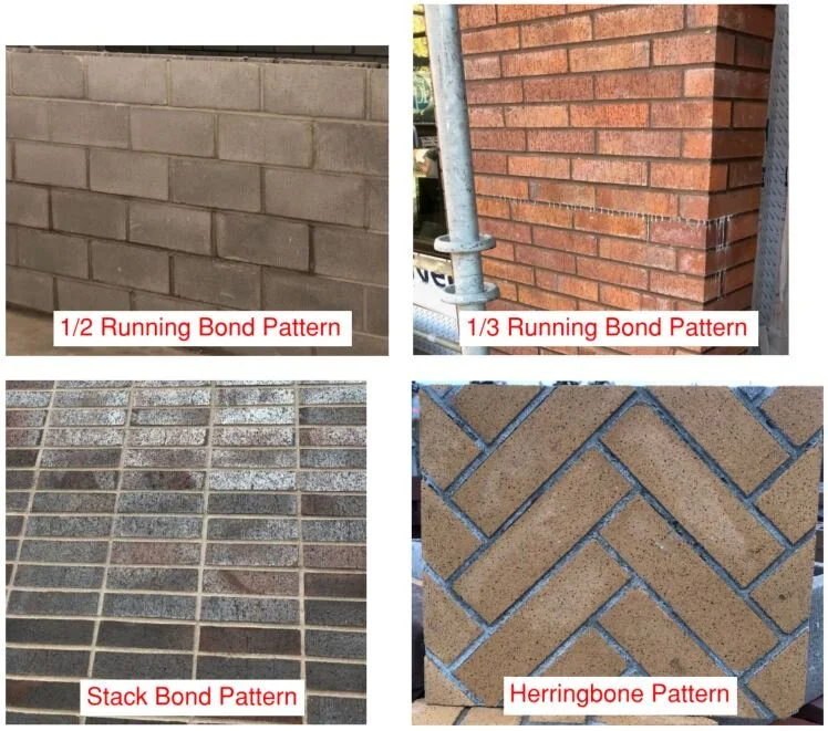 Running Bond vs. Stack Bond — Bowman Construction Consulting, PLLC