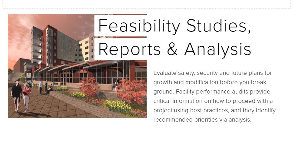 Feasibility Studies — MG Architects