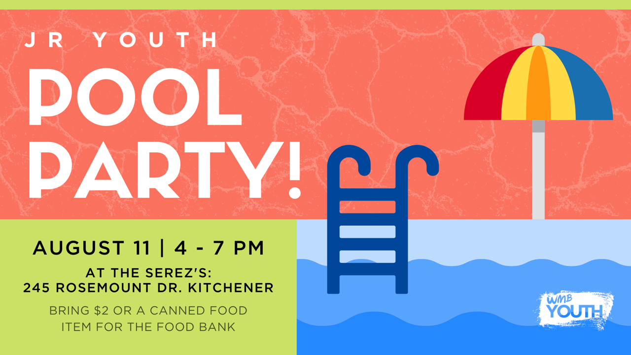 Jr. Youth Pool Party — WMB Church