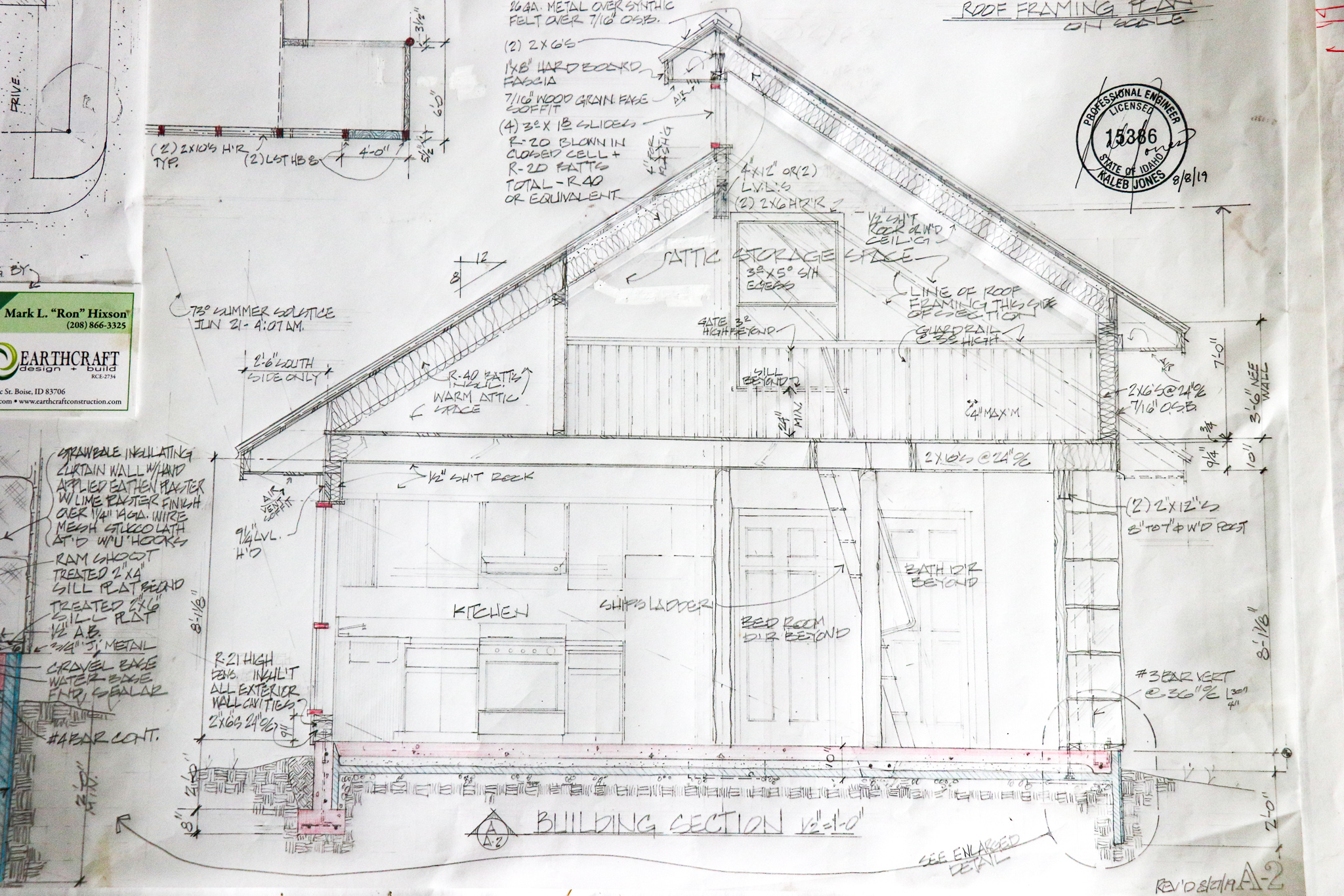 The Straw Bale Plan In Action — EarthCraft Construction Inc