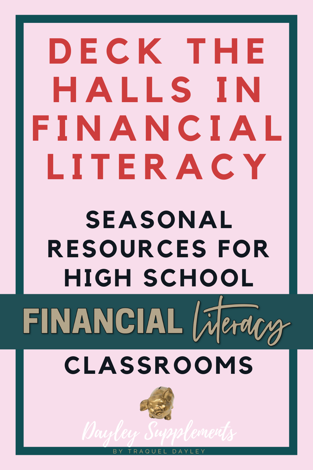 Holiday Financial Literacy Activiites — Dayley Supplements