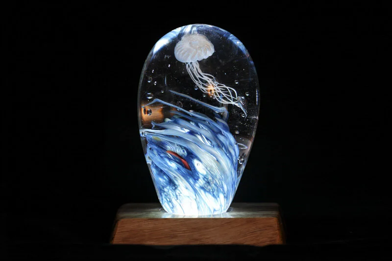Jellyfish Snow Globes