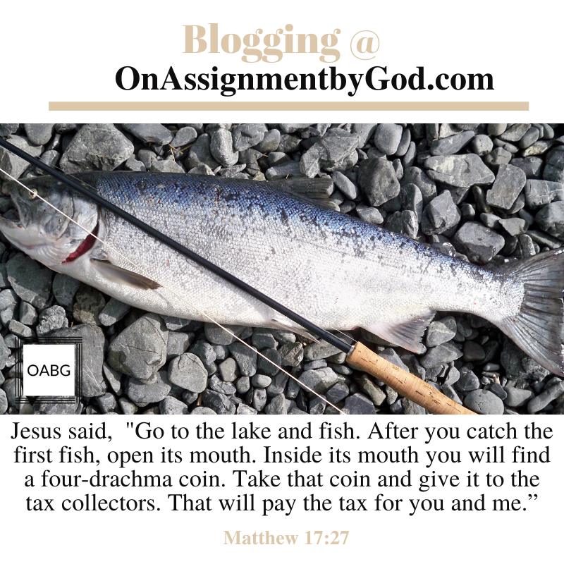 The Coin Will Be In the First Fish! — Encouragement Ink