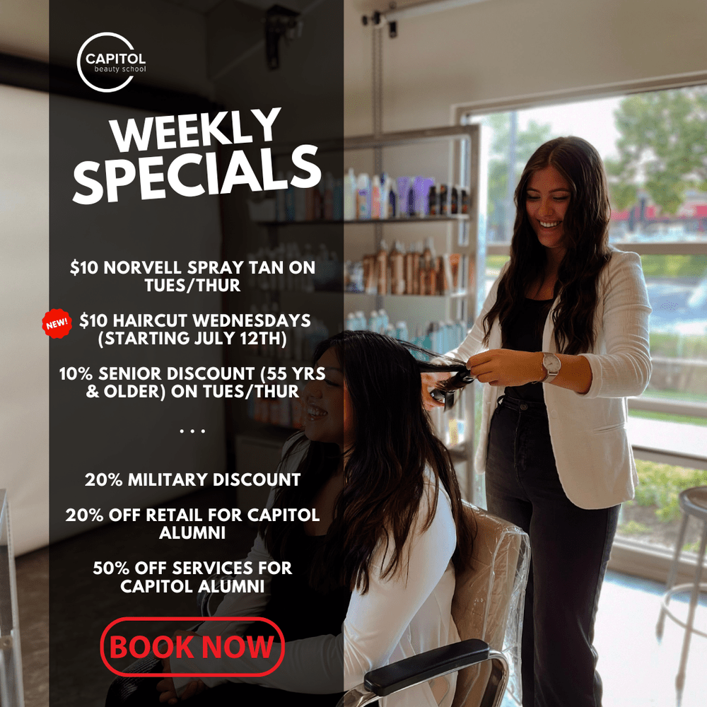 Student Salon — Capitol Beauty School