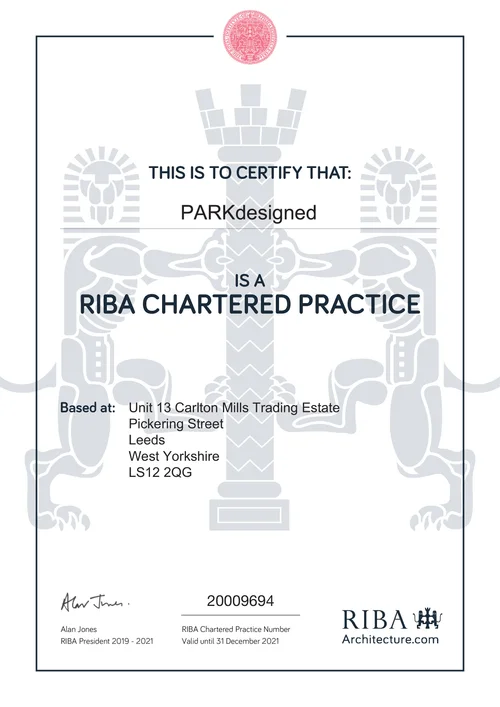RIBA Chartered Practice — PARKdesigned
