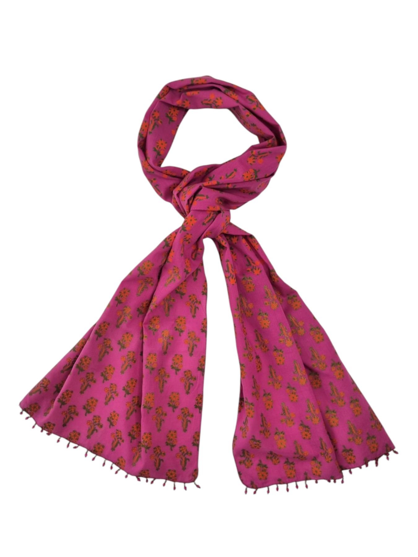 Fair Trade Hand Block Printed Ethical Scarves UK | Organic Cotton ...