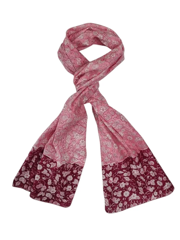 Fair Trade Hand Block Printed Ethical Scarves UK | Organic Cotton ...