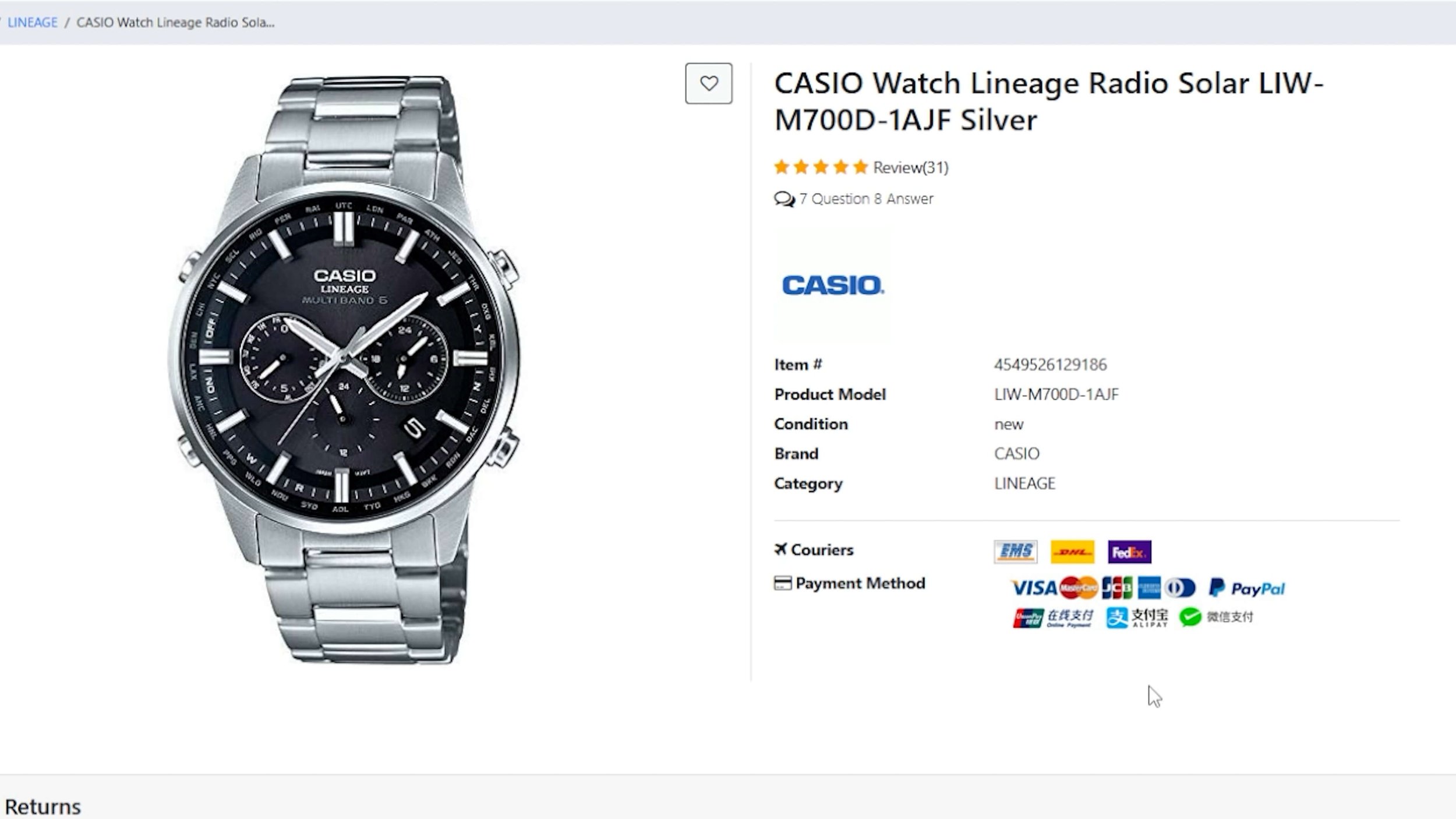 Casio Lineage LIW-M700D | This Is Japan's Best-Selling Watch — Ben's ...