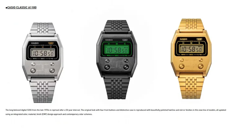 Casio A1100 Digital Watch Review | The iF Design Winner Is Only $150 ...
