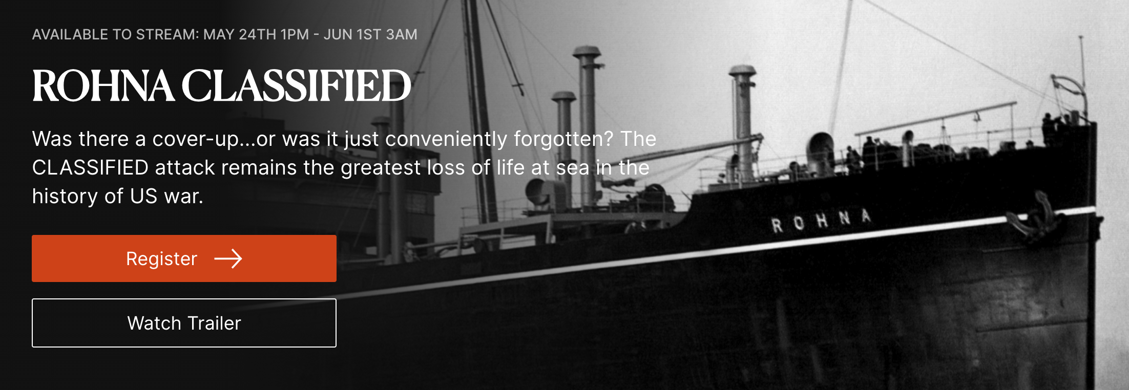 The HMT Rohna documentary