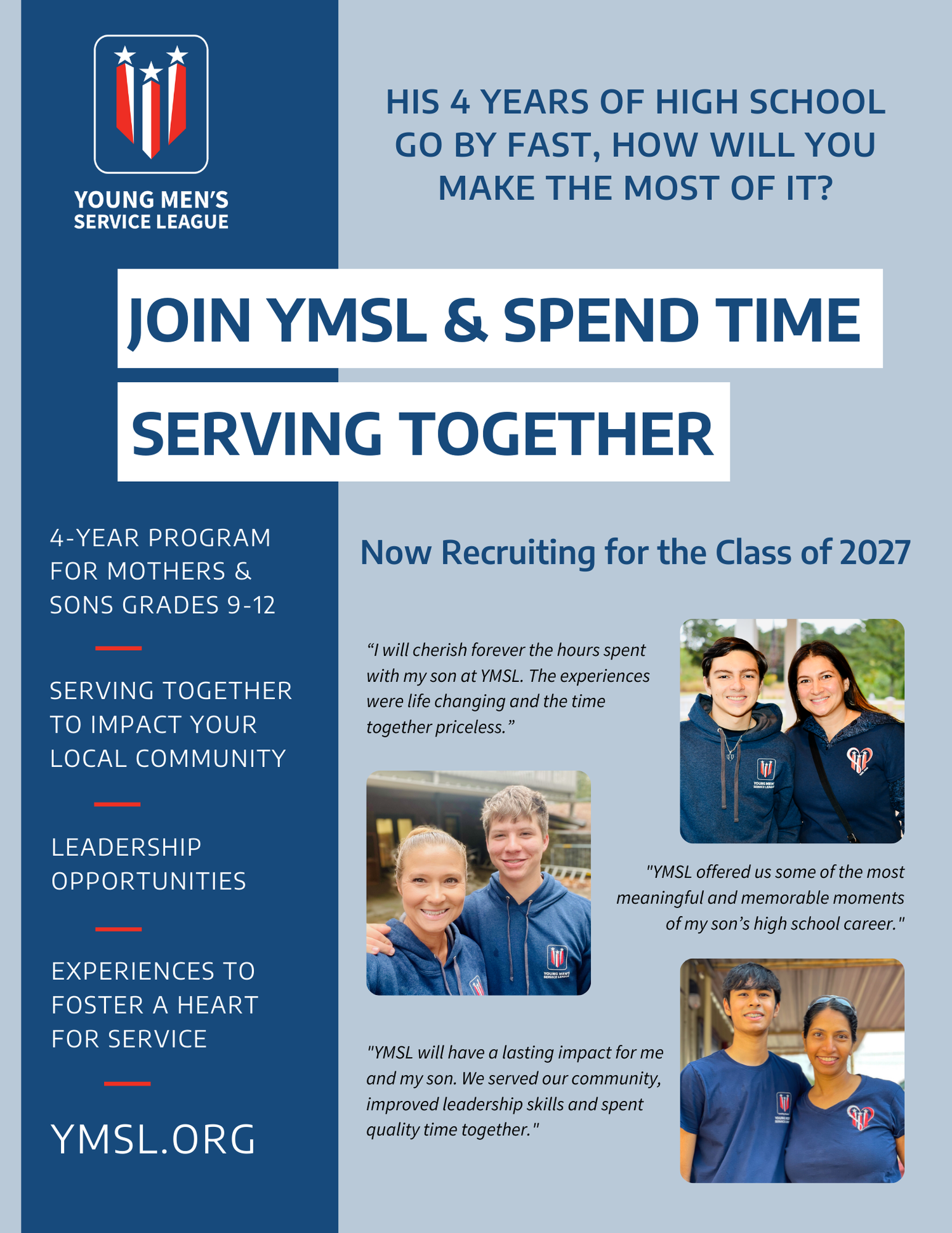 Join Us — Young Men's Service League